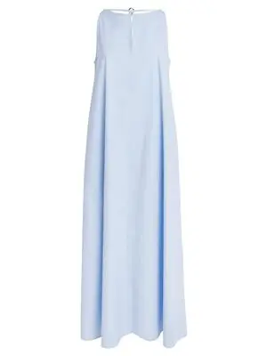 Agnona Cotton Maxi Dress - Blue