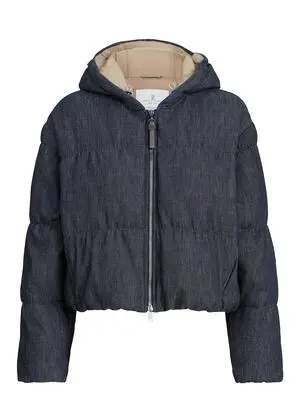 Brunello Cucinelli Padded Jacket - Blue