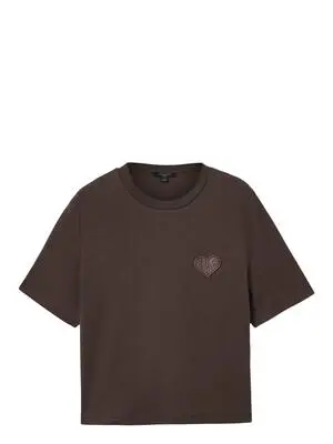 ALLSAINTS Organic Cotton Lover T-shirt - Brown