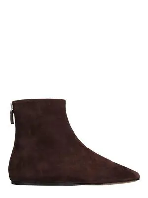 Le Monde Beryl Suede Luna Ankle Boots Brown