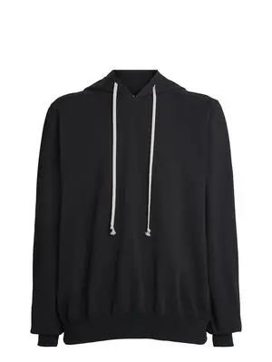 Rick Owens Cotton Oversized Hoodie - Black
