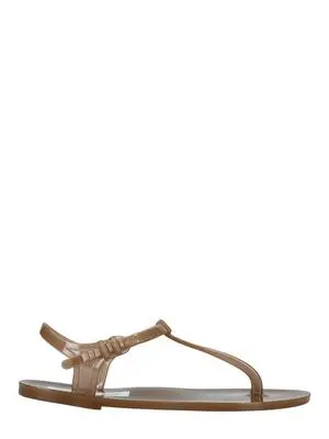 Christopher Esber Billi T-bar Flat Sandals - Brown