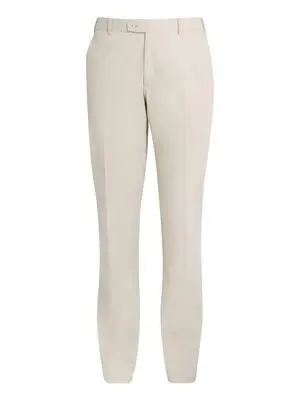 Brioni Wool Tailored Trousers - Nude