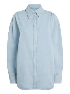 Bite Studios Organic Cotton Denim Shirt - Blue