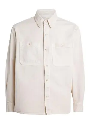 LE17SEPTEMBRE Denim Overshirt - Ivory