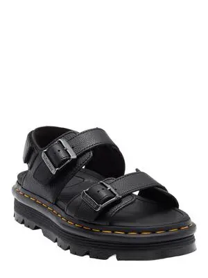 Dr. Martens Suede Sandals Black