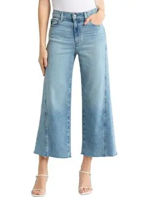 Paige Anessa Twisted Seam Wide Leg Jeans - Explorer