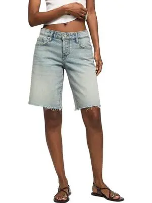 Lucky Brand Baggy Cutoff Denim Shorts - Brat Energy Wash