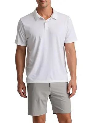 FREE FLY Elevate Polo - Bright White