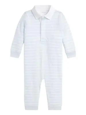 Ralph Lauren Rugby Cotton Jersey Coverall - Beryl Blue