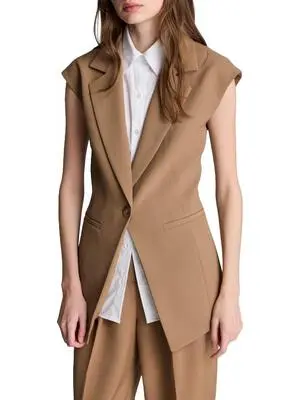 KENNETH COLE Layered Vest With Detachable Inset - Mesquite