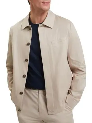 Ted Baker London Rubino Cotton-blend Jacket - Taupe
