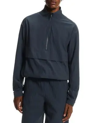 On Courtside Half Zip Pullover - Midnight