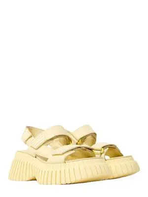Camper Pix BCN Platform Sandal Light Pastel Yellow