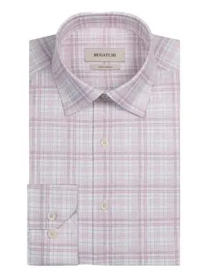 Bugatchi James Ooohcotton® Plaid Button-up Shirt Pink