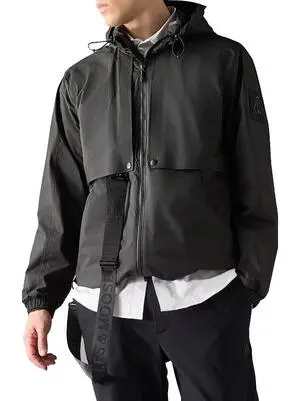 Moose Knuckles Knox Packable Rain Jacket - Black