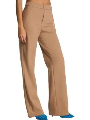 Spanx Well Suited 360 Wide Leg Pant Heather Camel