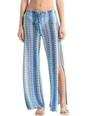BECCA® BY REBECCA VIRTUE Tivoli Metallic Cover-Up Pants