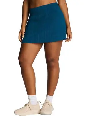 Spanx Shape Boost Up Glow Weave Skort - Deep Cove