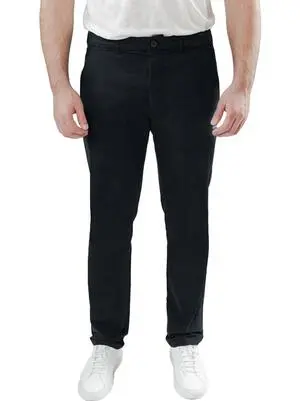 BRISK Ultraflex Slim Fit Chino - Black