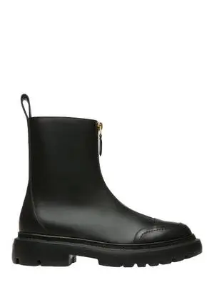 Bally Giuli Leather Booties - Black