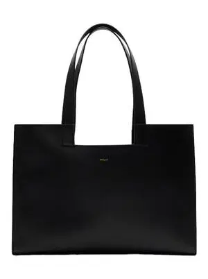 Bally Leather Tote Bag - Black