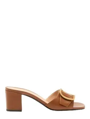Bally Boucle Mules Brown