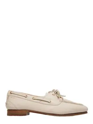 Bally Plume Moccasin In Calf Leather - White
