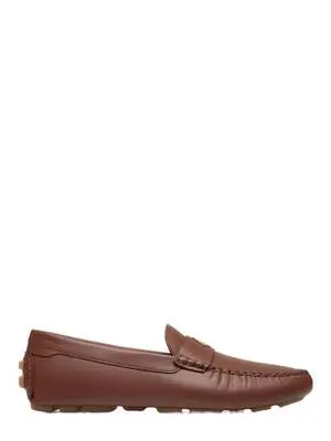 Bally Kerbs Leather Drivers - Brown