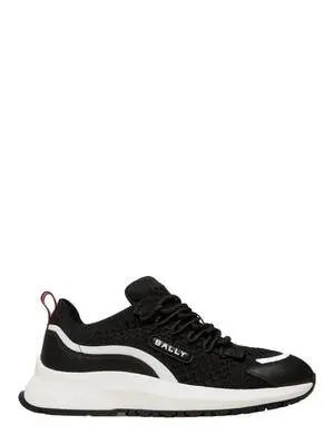 Bally Outline Knit Sneakers Black