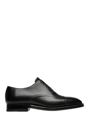 Bally Scribe Oxford In Grained Leather - Black
