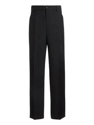Bally Tailored Wool Blend Pants - Black