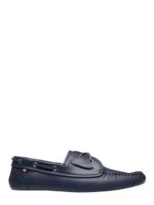 Bally Nelson Leather Loafer - Blue