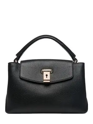Bally Lock Me Small Top Handle Bag - Black