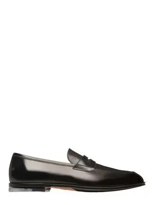 Bally Webb Penny Loafer In Calf Leather - Black