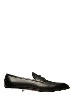 Bally Webb Leather Loafers - Black