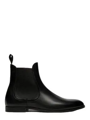 Bally Westminster Leather Bootie - Black