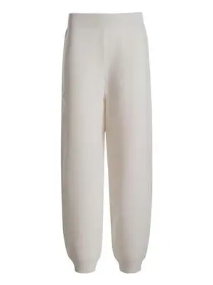 Bally Sweatpants In Wool - Natural