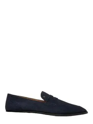 Bally Westminster Loafer In Suede Leather - Blue