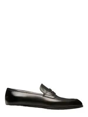 Bally Webb Leather Loafers - Black