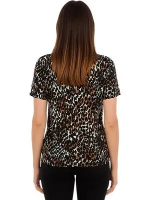 JESSICA LONDON Jessica London Scoop Neck Sweater Tank Navy Offset Houndstooth