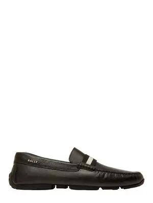 Bally Leather Driver Loafers Black