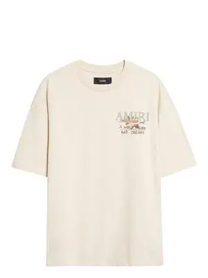 Amiri Hope & Dreams Oversize Graphic T-shirt - Alabaster Archived