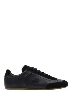 Burberry Leather Knight Runner Sneakers - Black