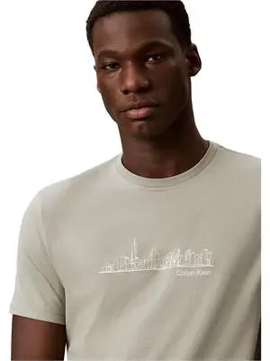 Calvin Klein City Skyline Graphic Classic T-shirt - Shadow