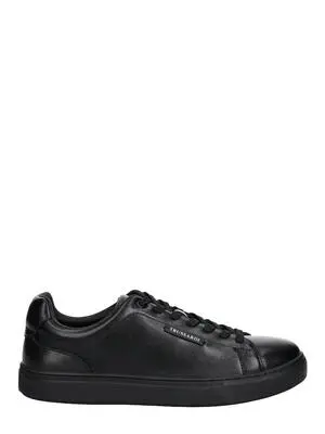 TRUSSARDI Logo Leather Sneakers