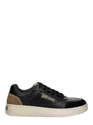Just Cavalli Panelled Sneakers - Black