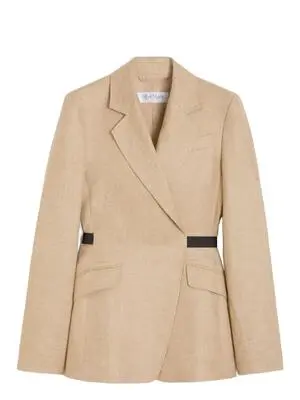 Max Mara Double-breasted Blazer - Camel
