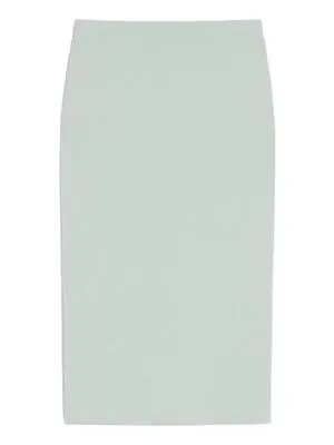 Max Mara Stretch Viscose Yarn Pencil Midi Dress - Sage Green
