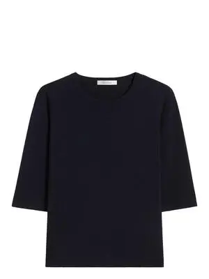 Max Mara Viscose Crêpe Jumper - Ultramarine